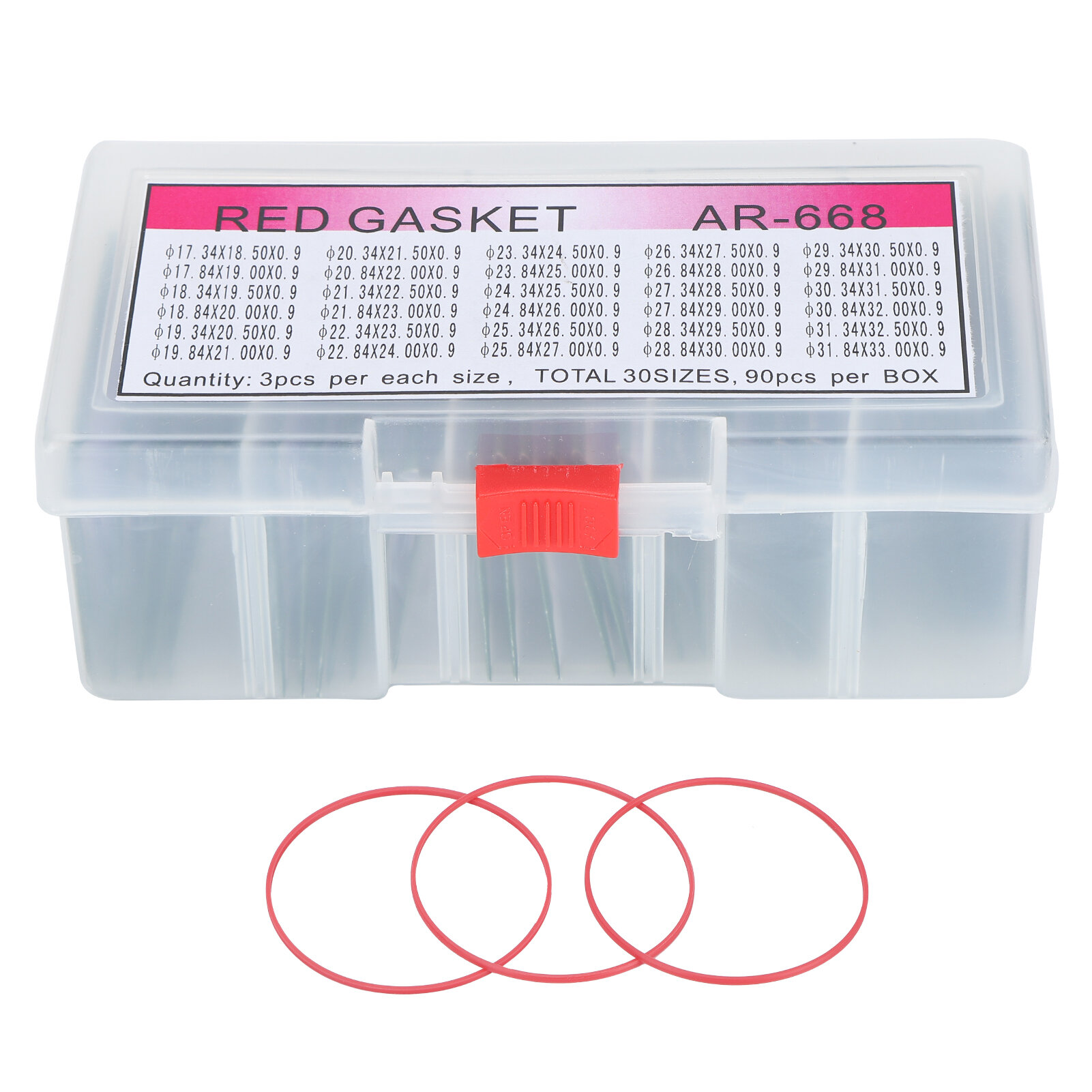 Водонепроницаемые уплотнительные кольца для задней крышки часов AR-668, сменные шайбы, аксессуары для часов