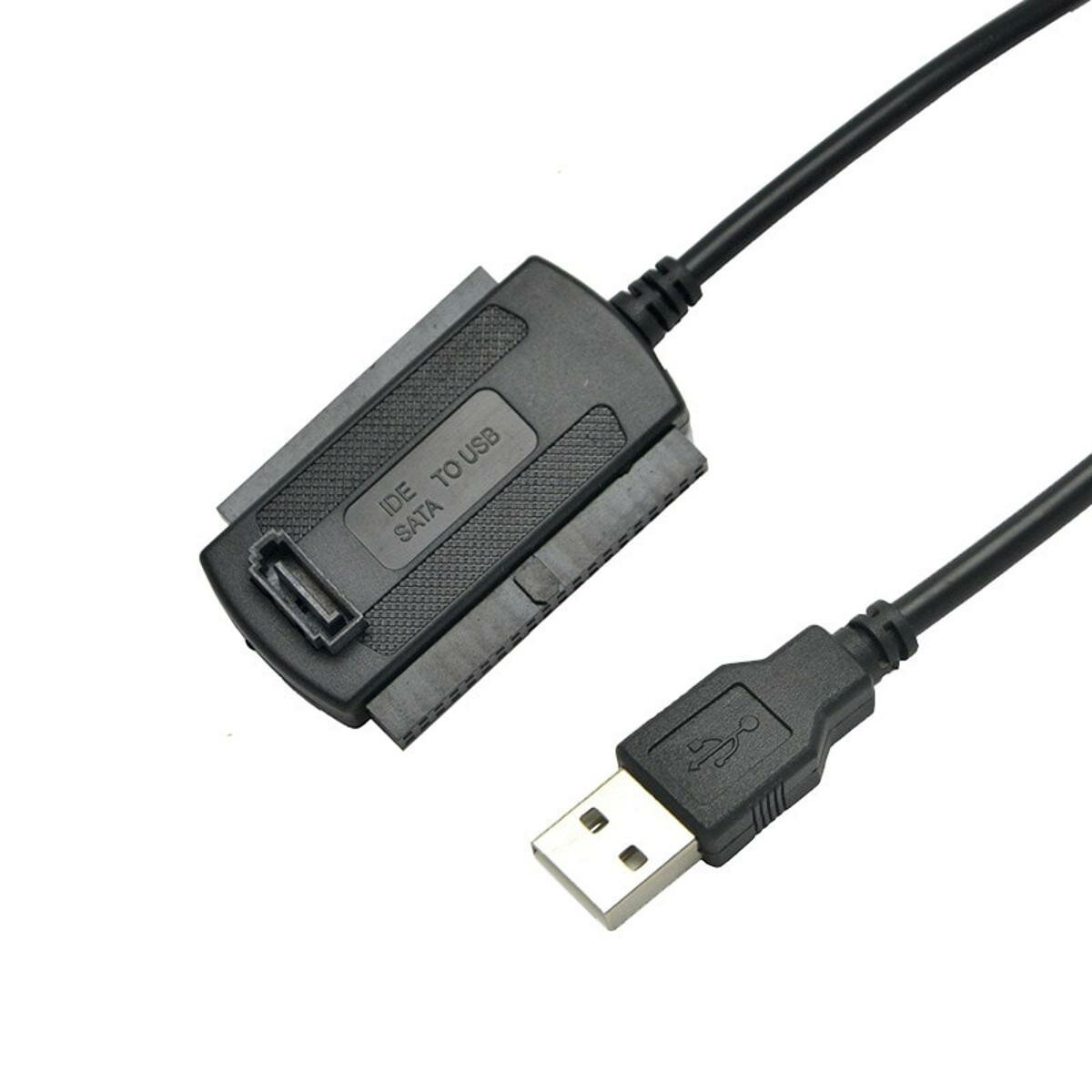 Высокоскоростной 480 Мбит/с 3 в 1 USB 2.0 кабель-адаптер USB на 2.5/3.5/5.25 дюймов SATA IDE адаптеры