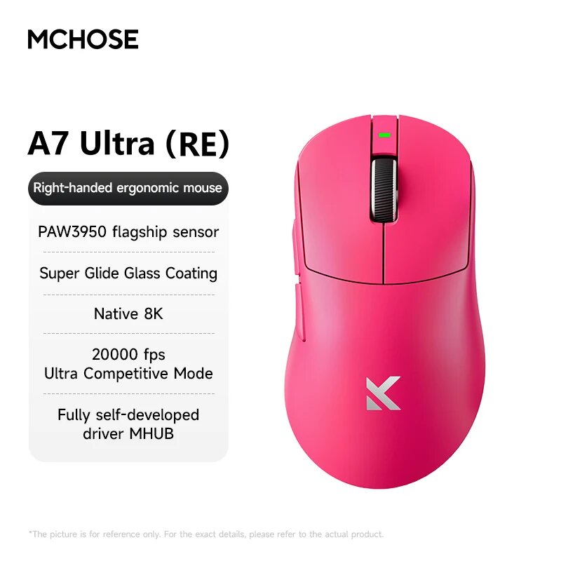 MCHOSE A7 Ultra RE Red проводная игровая мышь