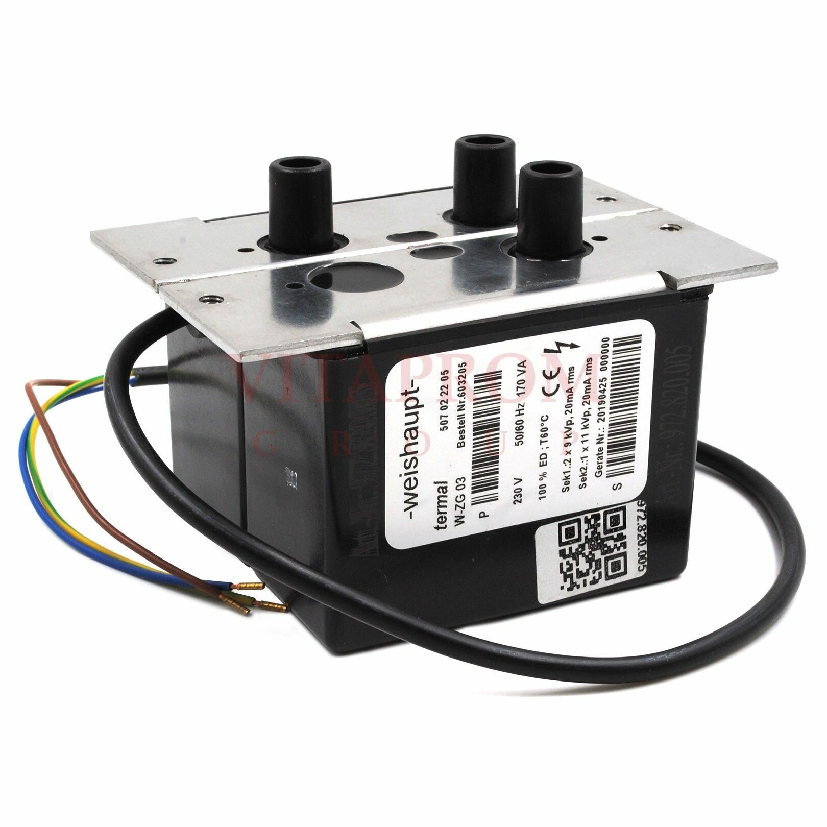 Трансформатор W-ZG 03 603205 для горелки Weishaupt