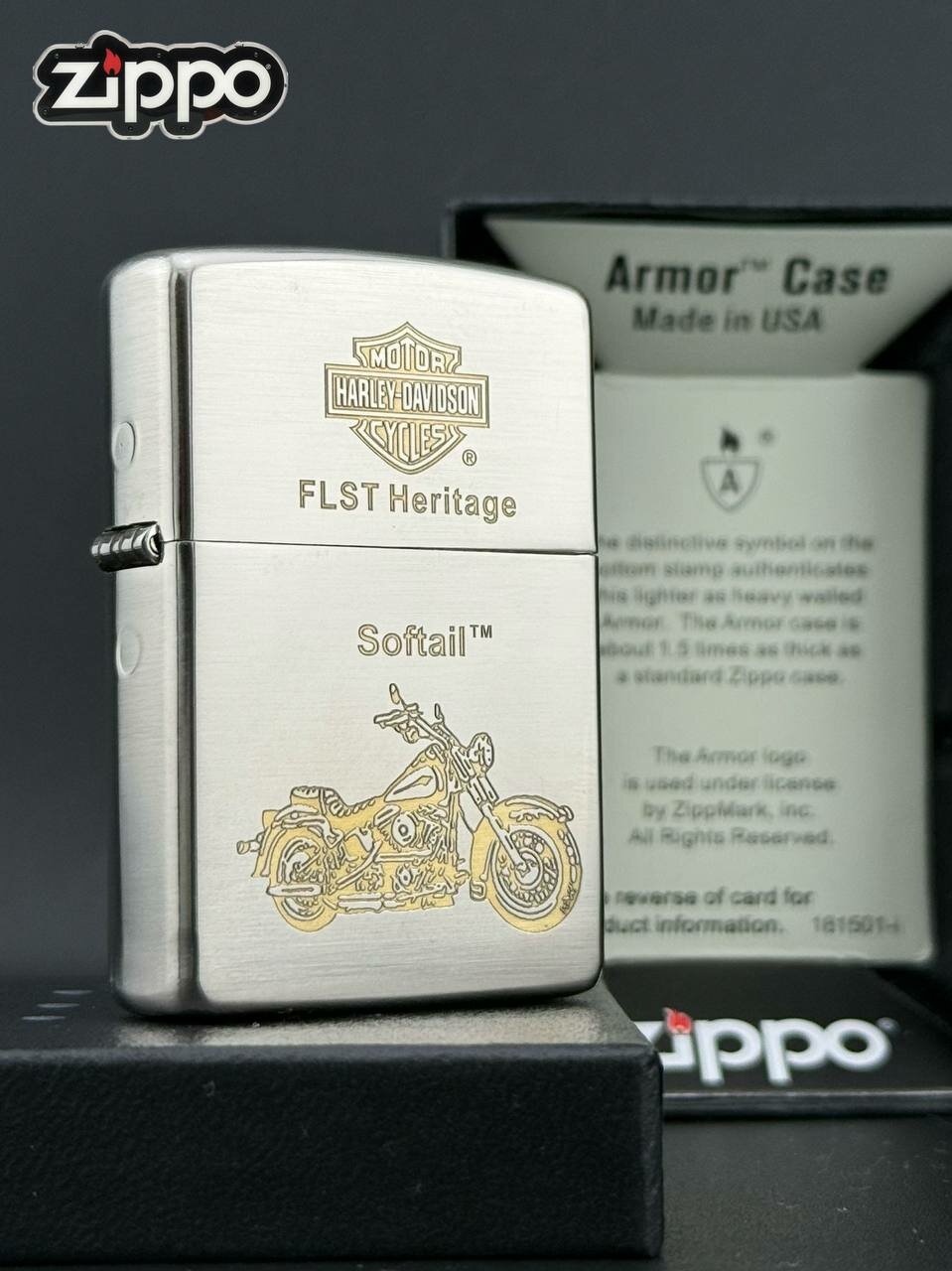 Бензиновая зажигалка Zippo Harley Davidson