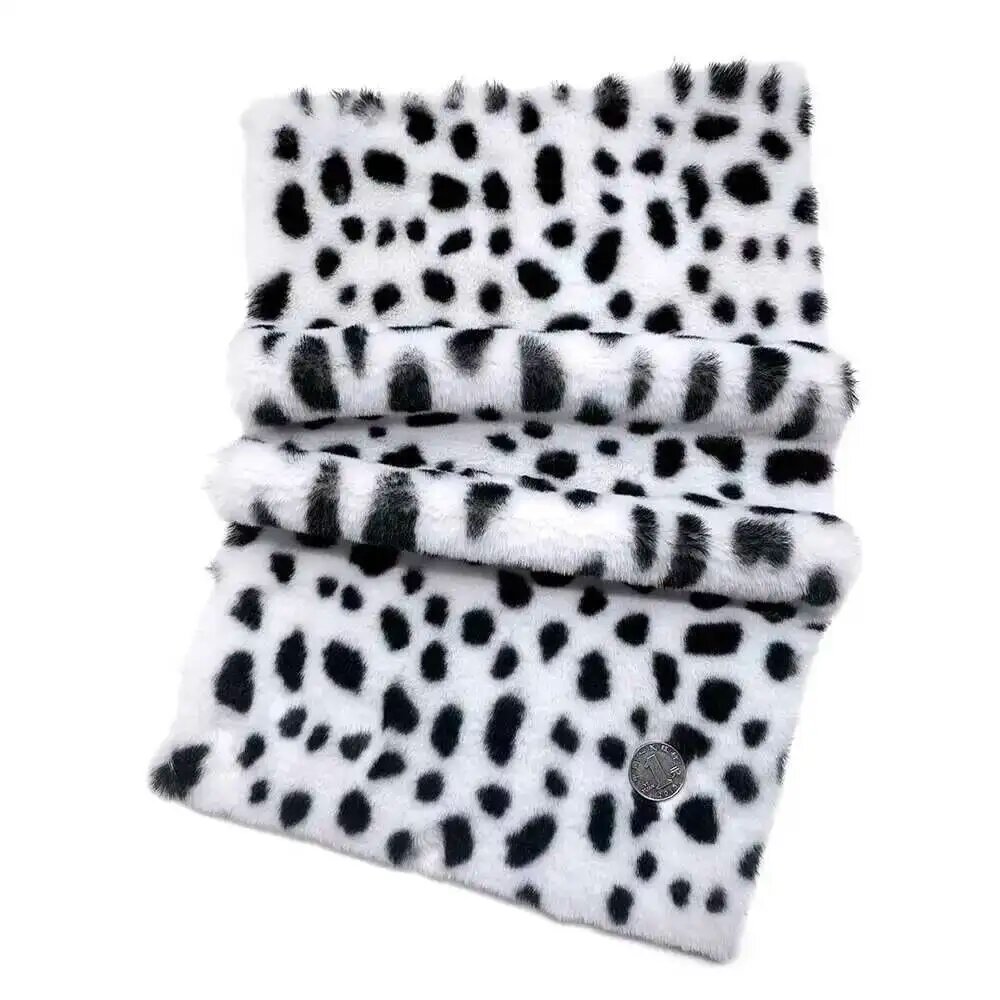 Искусственный мех ZYFMPTEX леопардовый 25x45 см 18