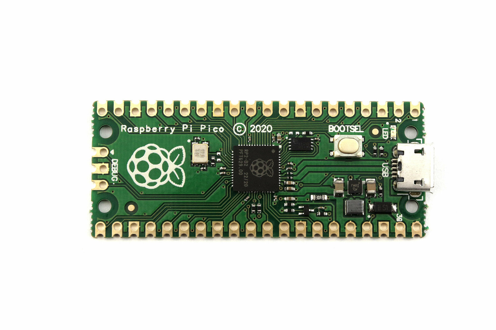 Микрокомпьютер Raspberry RPI-PICO, плата