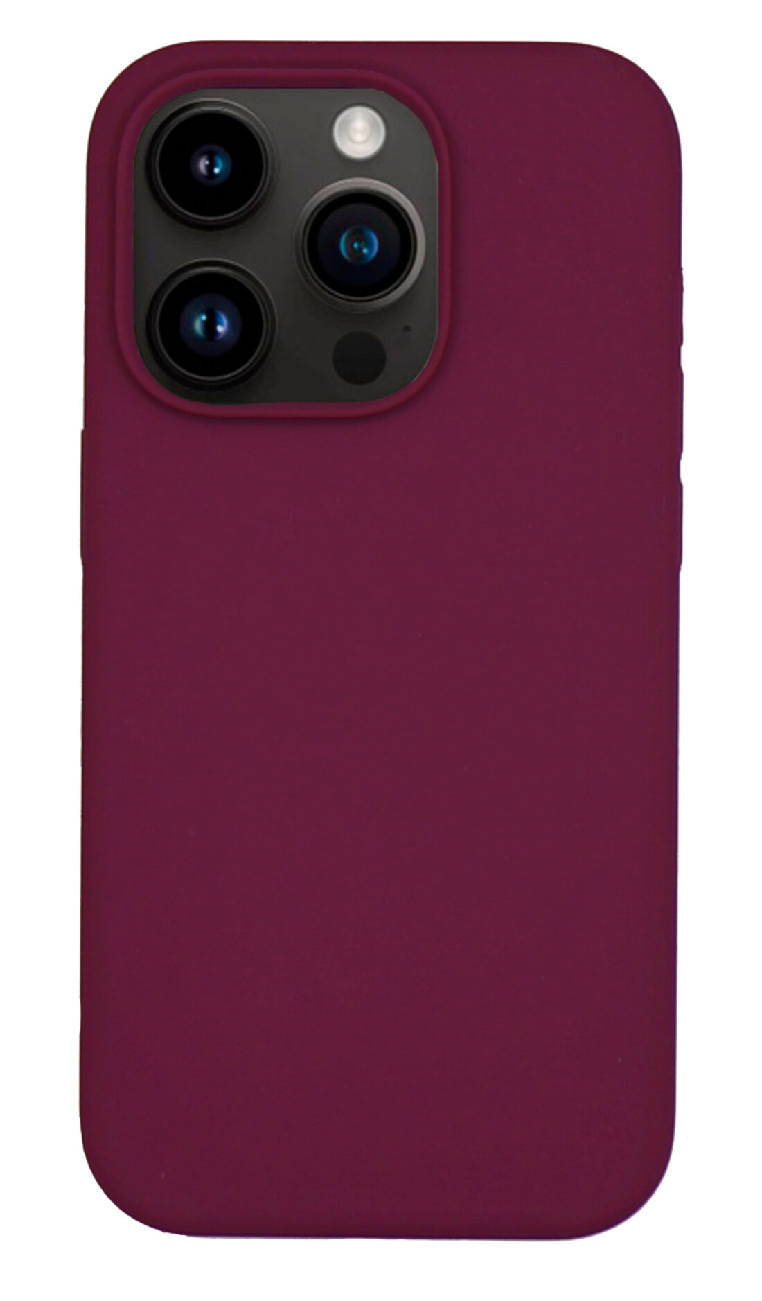 Чехол - накладка для iPhone 13 Pro, Silicon Case, без лого, винный