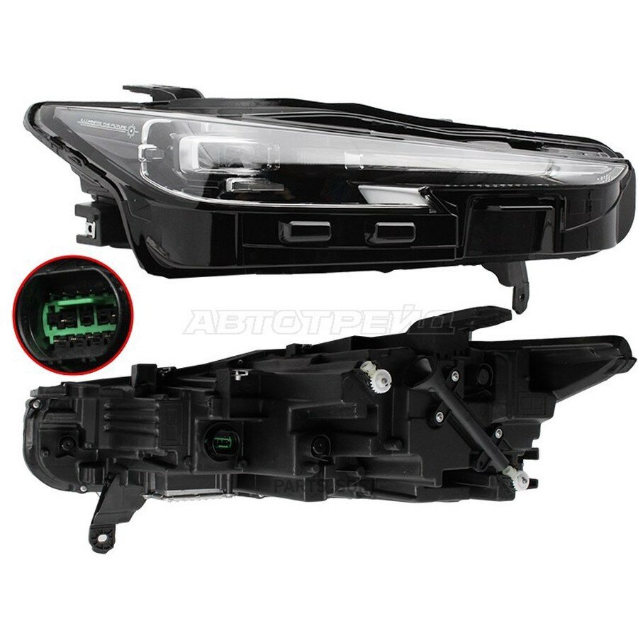 Фара Changan UNI-K 20- (Справа) от официального дистрибьютора, SAT, артикул ST11CHNGUNIKR