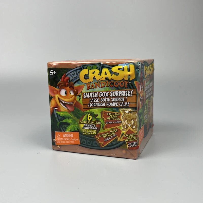 Фигурки Crash Bandicoot 6-7 см ПВХ Коричневый, Розовый