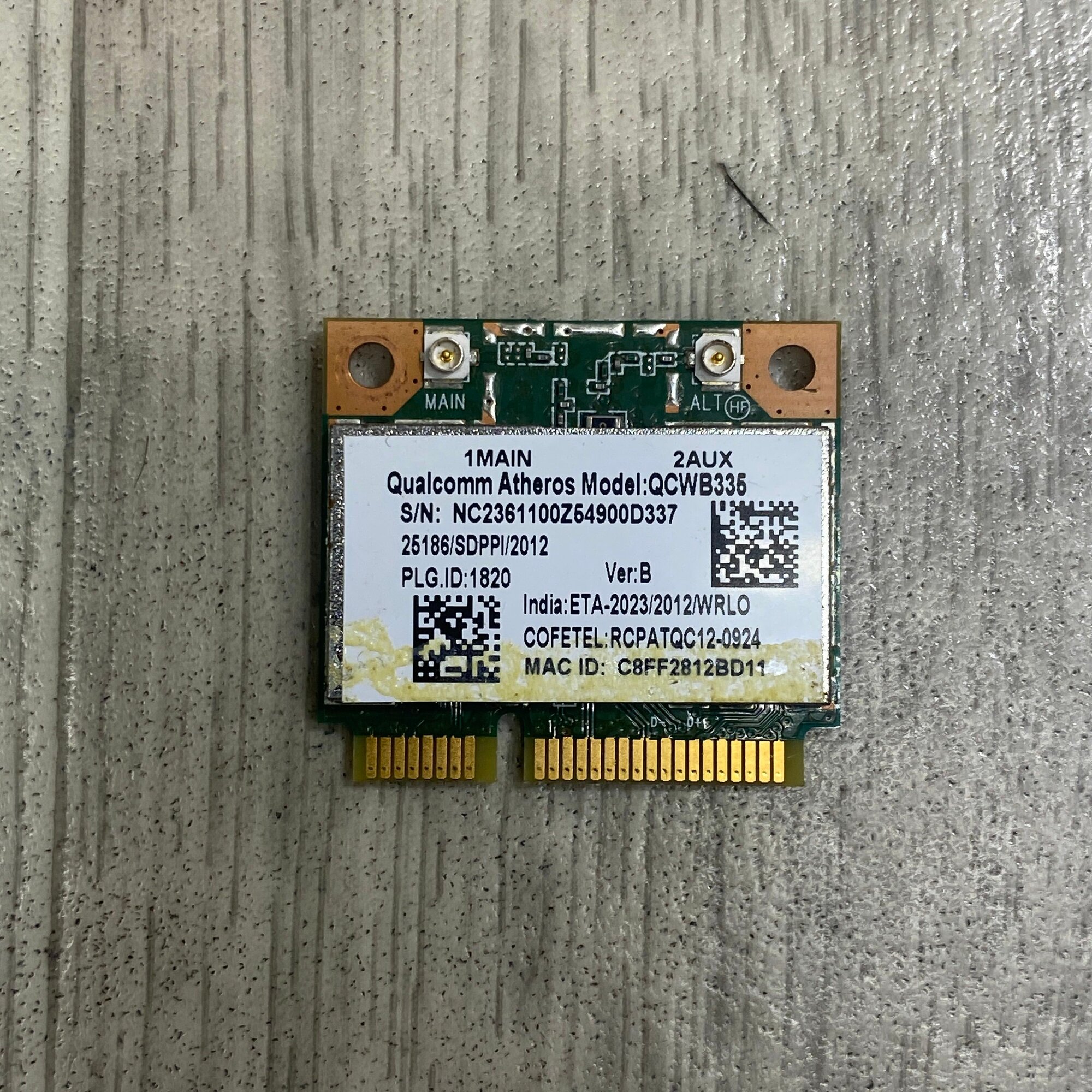 Модуль Wi-Fi Acer Aspire ES1-511