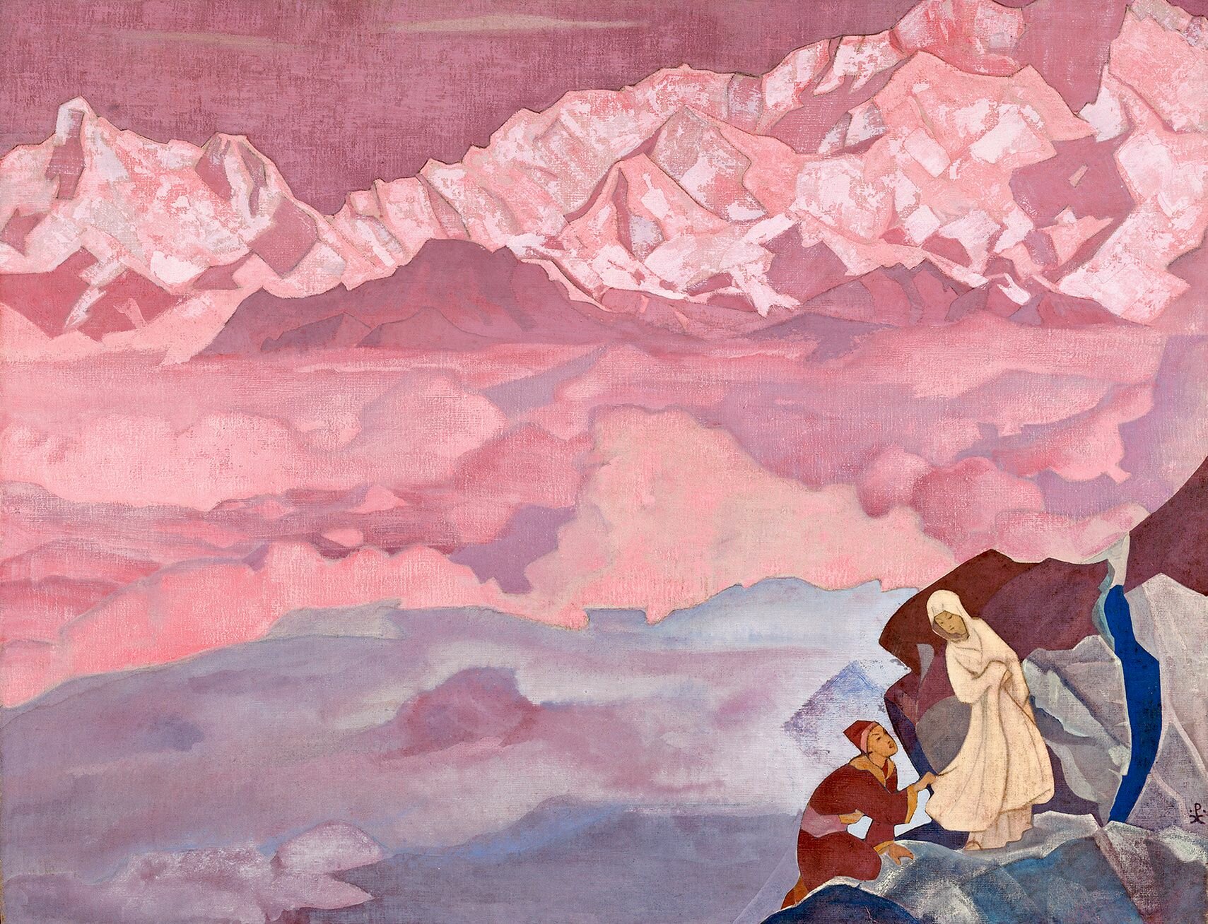 Картина Рериха Николая Ведущая 60х46 см