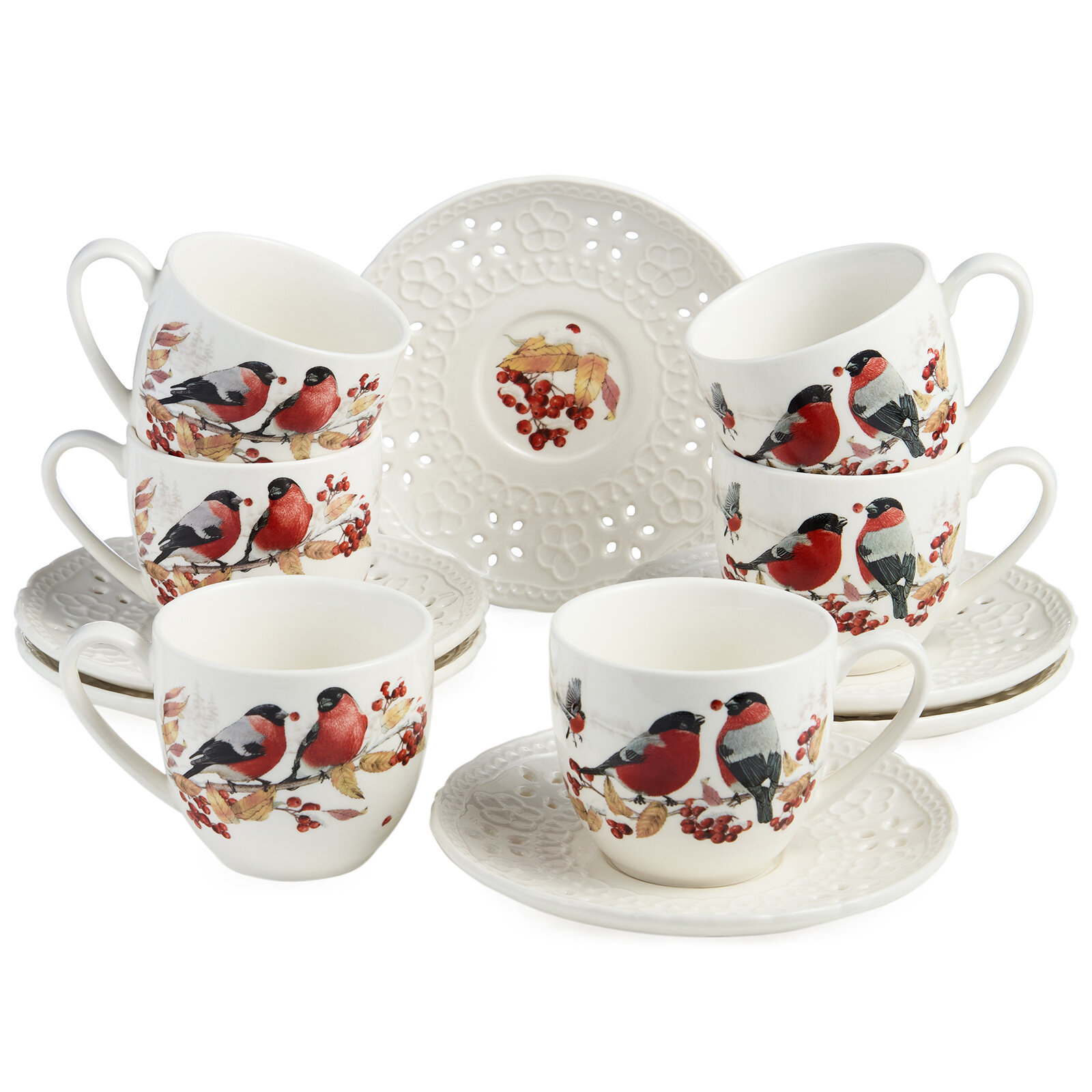 Набор чайный lefard forest tale на 6 пер. 12 пр. 250 мл KSG-441-056