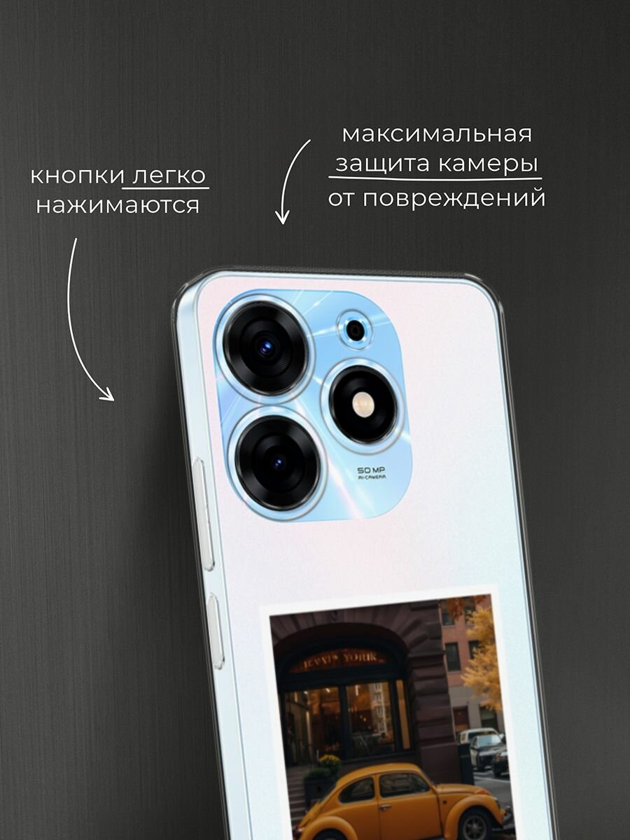 Чехол на Tecno Spark 10 Pro / Текно Спарк 10 Про с принтом Осенний палароид — фото 1