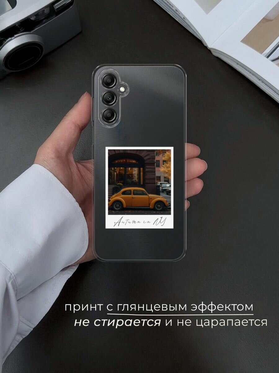 Чехол на Samsung Galaxy A15 / Самсунг А15 с принтом Осенний палароид — фото 1