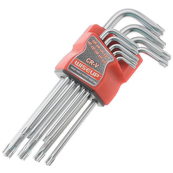 Набор 032305 ключей TORX 9 предметов (Wiseup) (4 шт. в наборе)