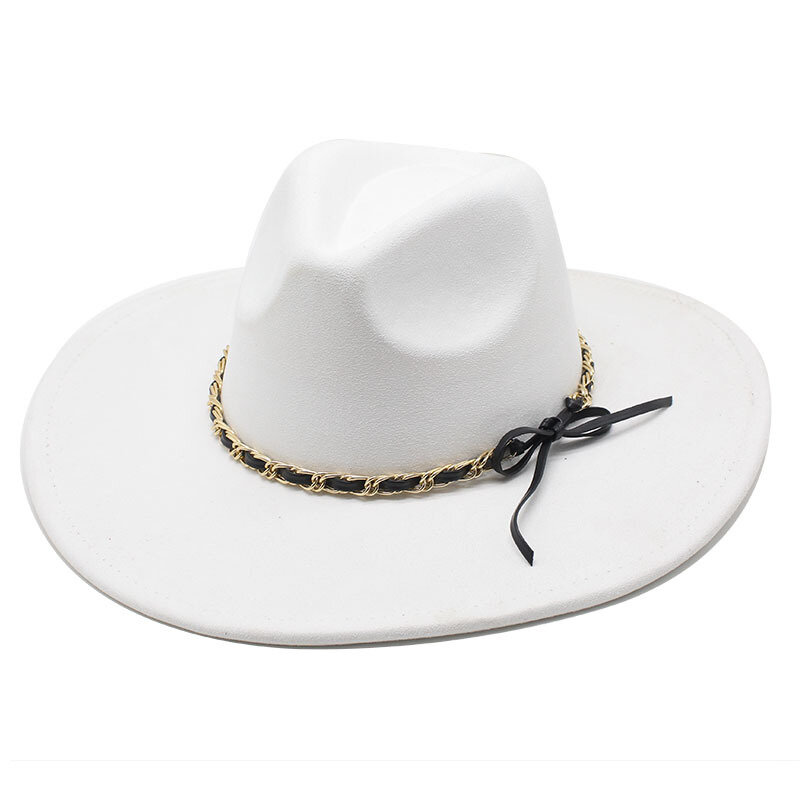 Многоцелевая Джазовая шляпа из замши Унисекс Осень Британский стиль Замша / MOM-009