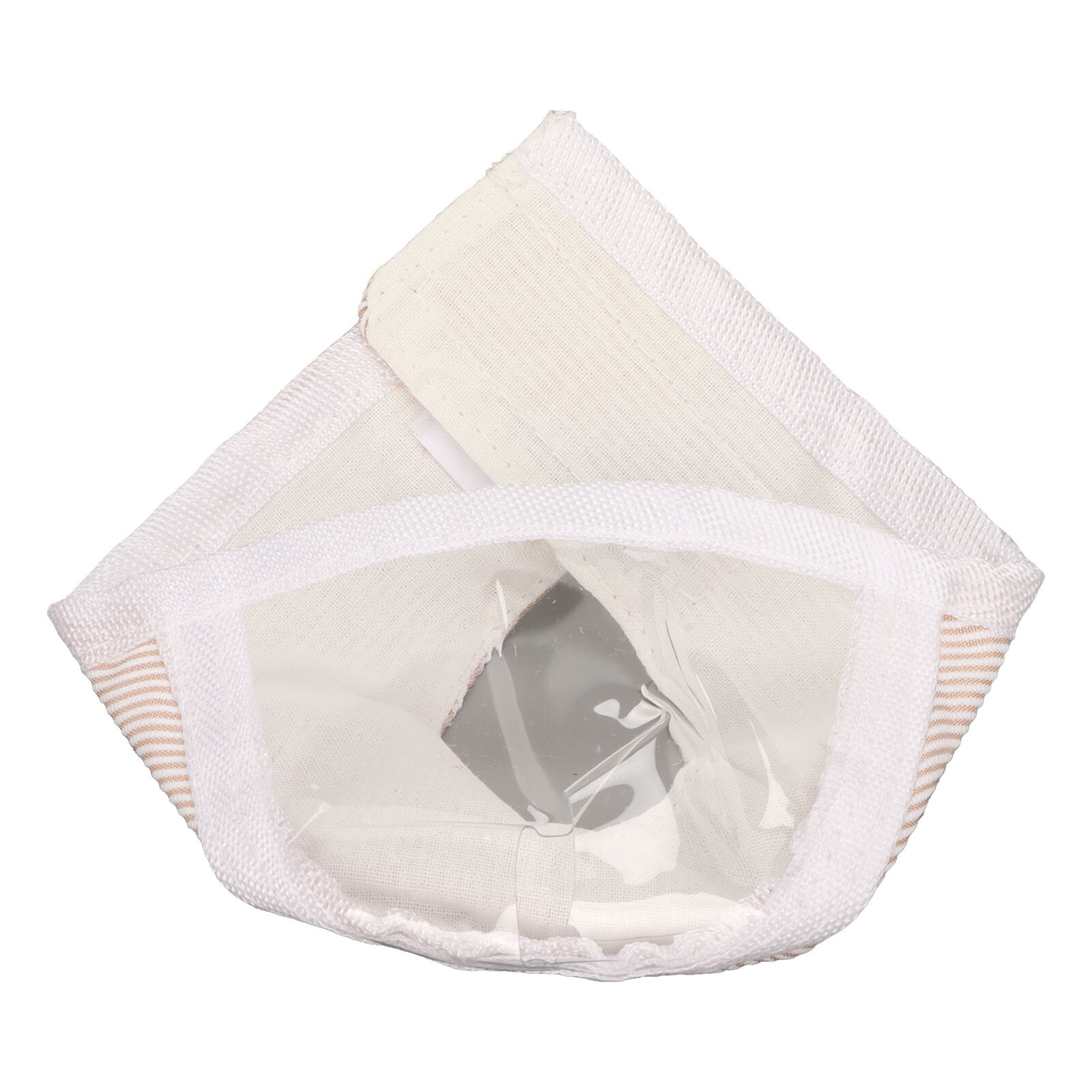 Cat Muzzle Breathable Prevent Fights Bites Safe Transparent PVC Face Guard for Hairdressing Manicure M