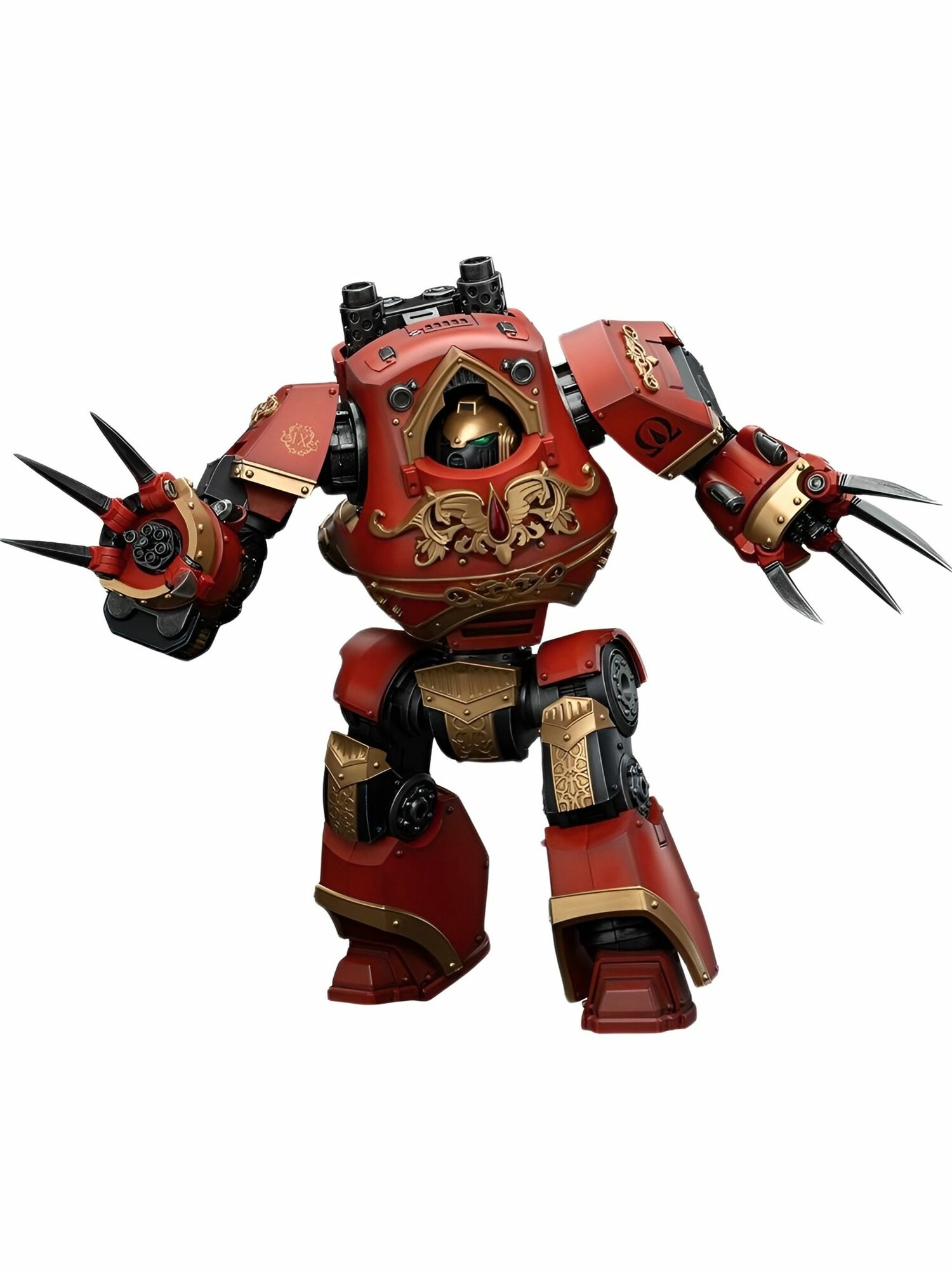 Подвижная фигурка JOYTOY Warhammer 40K Blood Angels Contemptor Incaendius Dreadnought коллекция игрушек