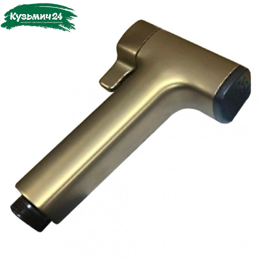 Лейка для душа Gappo G39-3 гигиеническая, матовая, квадрат, золотой сатин