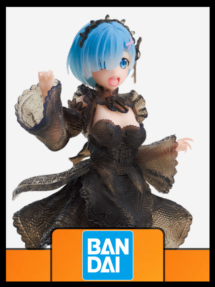 Оригинальная фигурка Rem от Bandai Spirits из аниме Re: Zero / Рем «Жизнь в альтернативном мире с нуля» 22 см