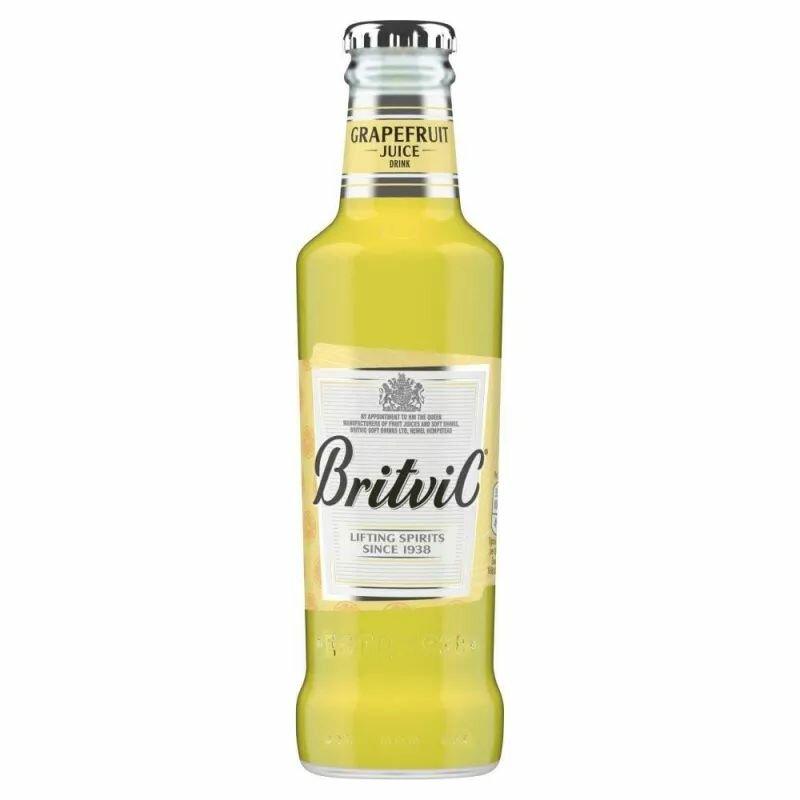 Сок BRITVIC "Grapefruit Juice" (Грейпфрутовый), 200мл х 12 шт.