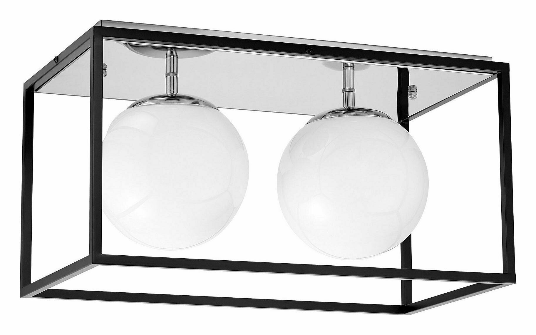 Накладной светильник LUMINA DECO LDC 8060-2 CHR+BK Модерн, современный стиль