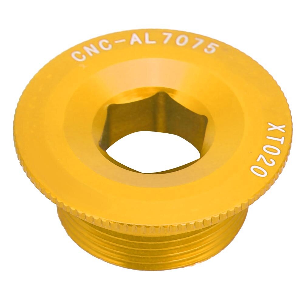 Болт шатуна для крепления на горном шоссейном велосипеде, колпачок M20*10, винт шатуна, винты оси каретки, золотистые