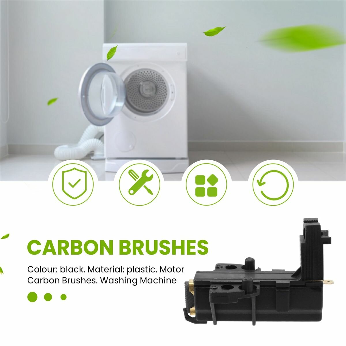 2шт угольные щетки для стиральной машины Candy