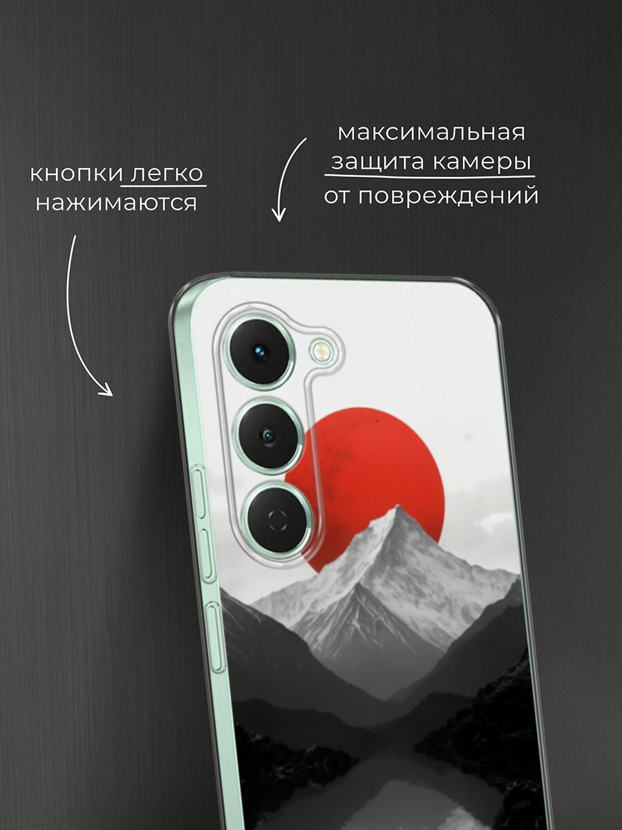 Чехол на Tecno Spark 40 Pro / Текно Спарк 40 Про с принтом Белая гора — фото 1