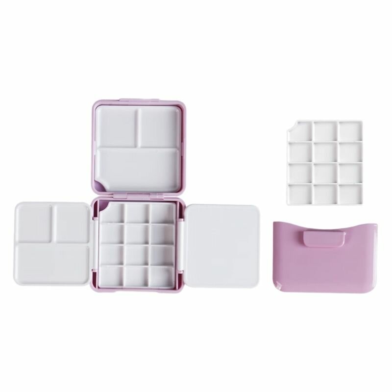 Акварельная палитра с поддоном для кистей