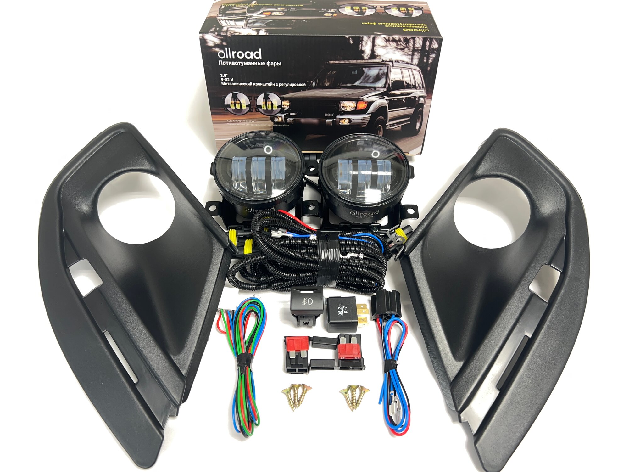 Комплект для установки и подключения противотуманных фар 30W LED LADA GRANTA FL Лада Гранта ФЛ