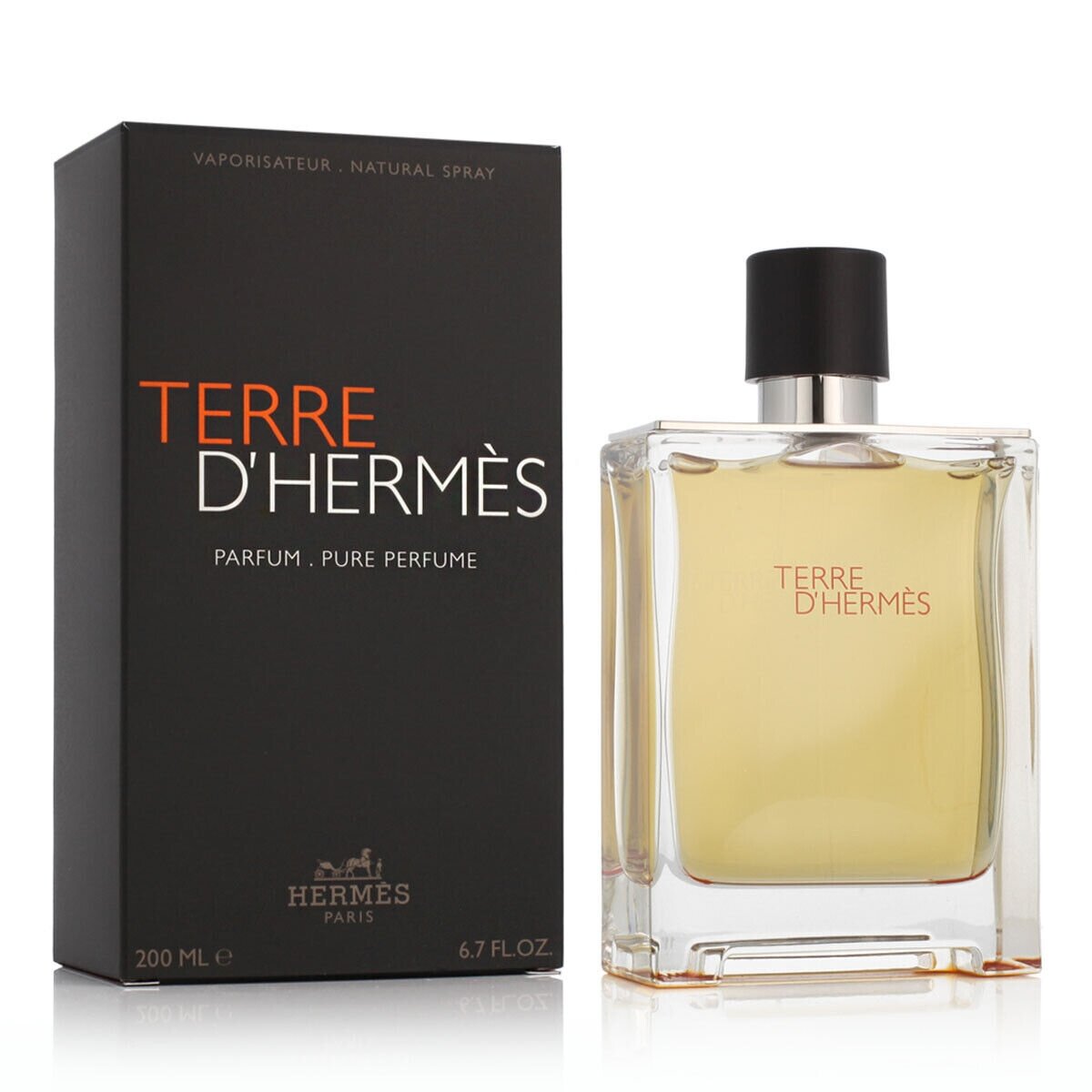 Hermes Terre D'Hermes Parfum, мужские духи с древесно-пряным ароматом, 200 мл
