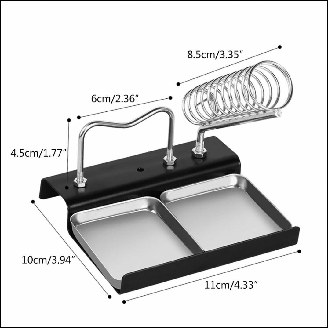 Эксклюзивная стойка для паяльника с витой пружиной из металла