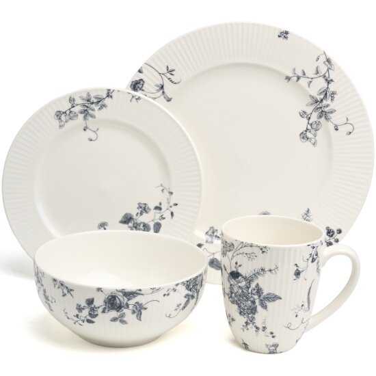Столовый набор Lefard "Blue Garden" 4 пер. 16 пр