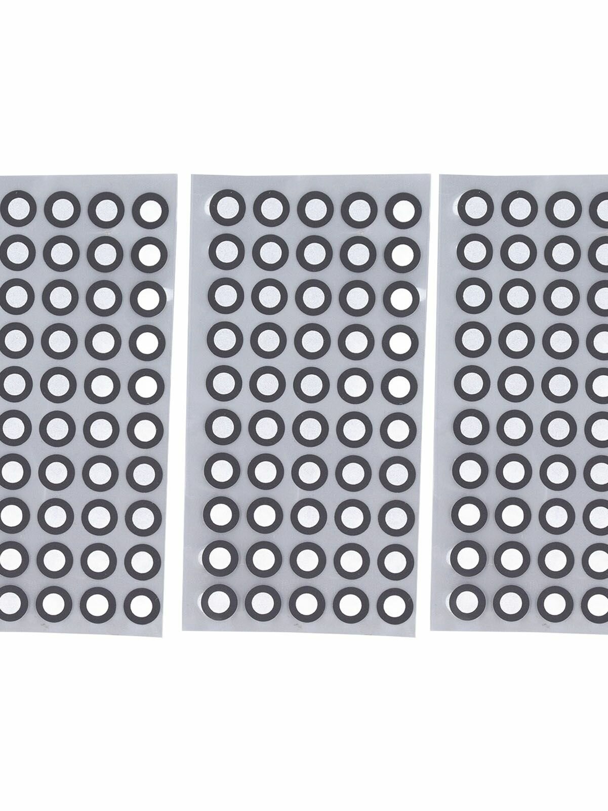 (1 комплект из 3 листов) Точка позиционирования светоотражающей пленки для 3D-сканера внутренний диаметр 6 мм, внешний диаметр 10 мм