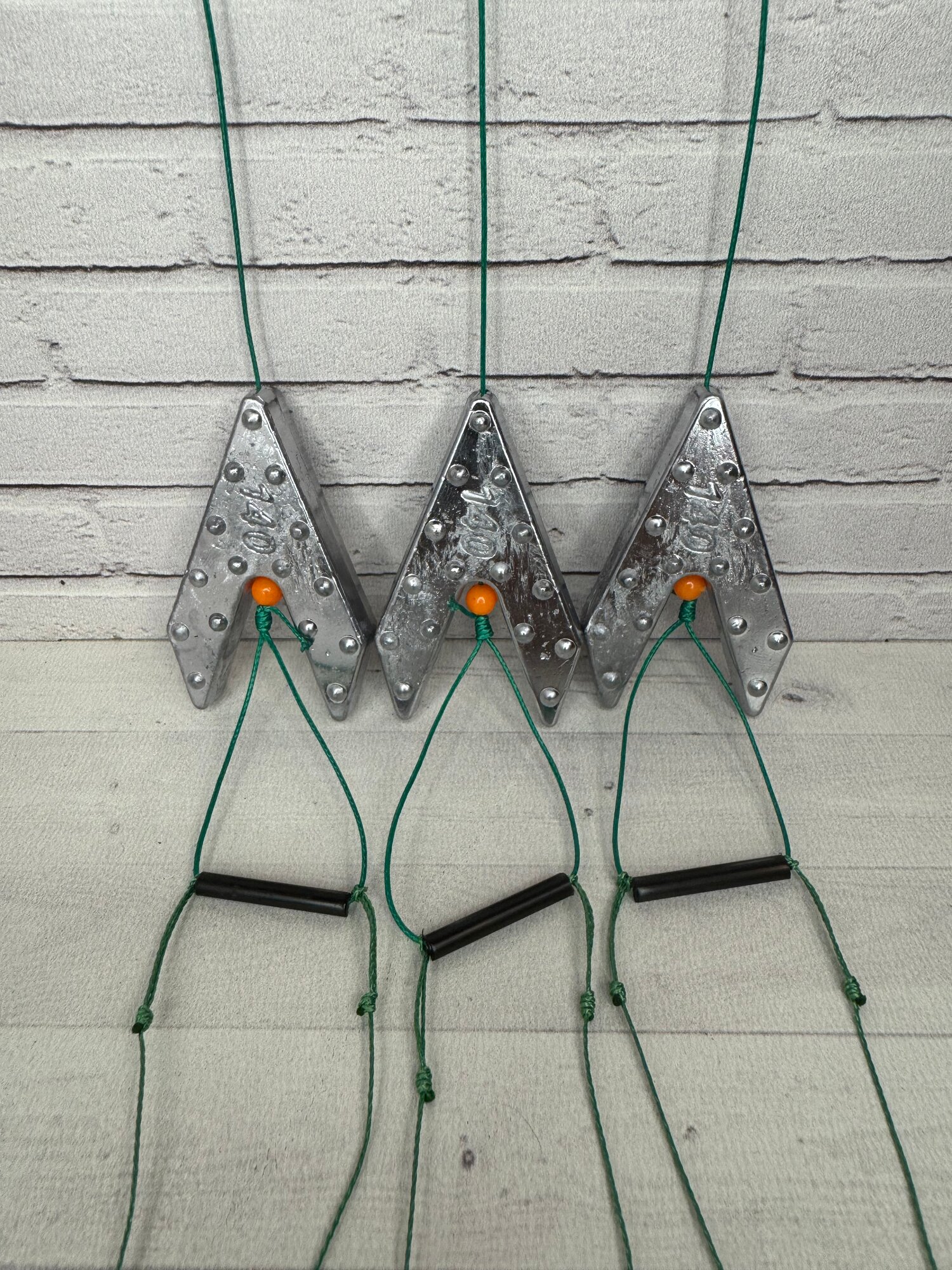 Макушатники оснащенные Ласточкин хвост 140гр на два крючка , комплект изк3-х шт макушатники и жмыховки для рыбалки