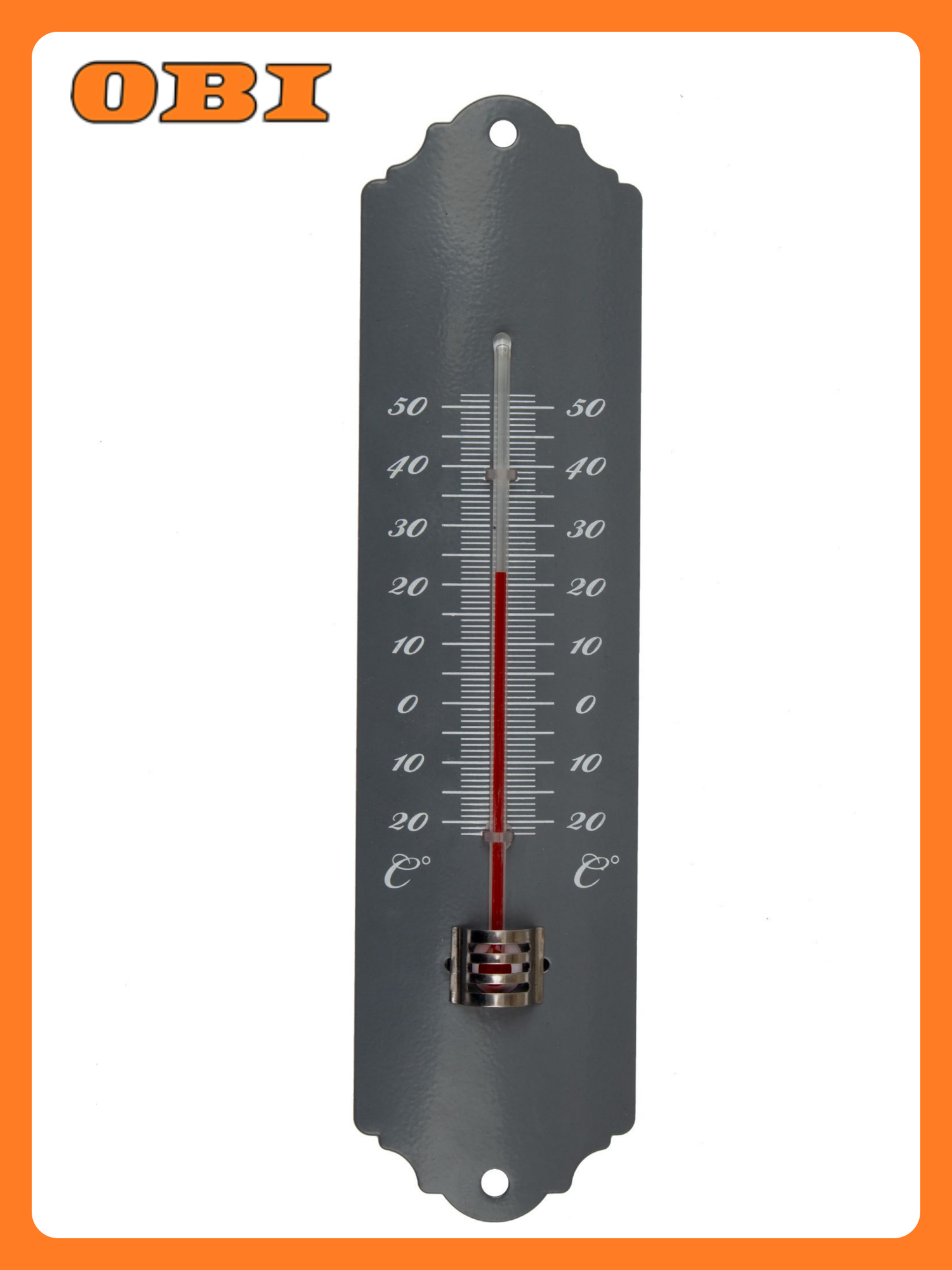 Термометр универсальный для дома и улицы GARDEN SHOW Классик 200х50x12 мм