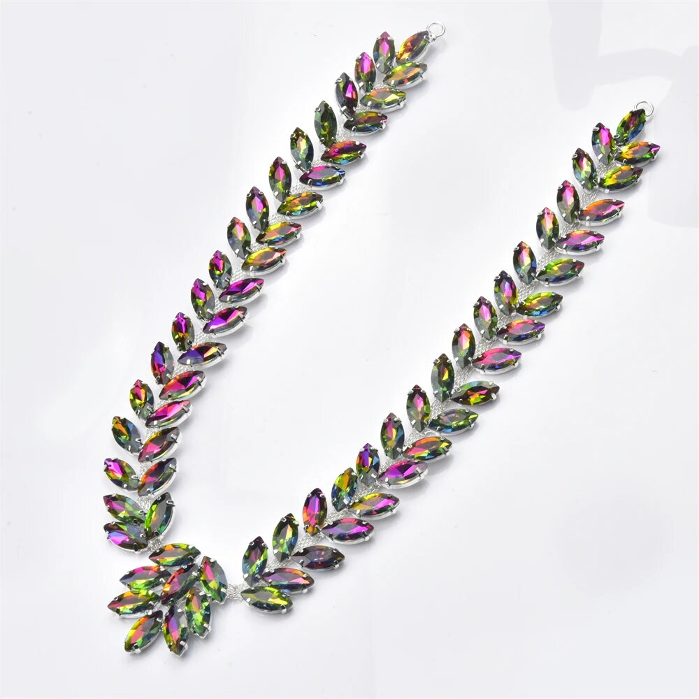 Стразы XINMILLIE для декора одежды 1Pcs, rainbow color