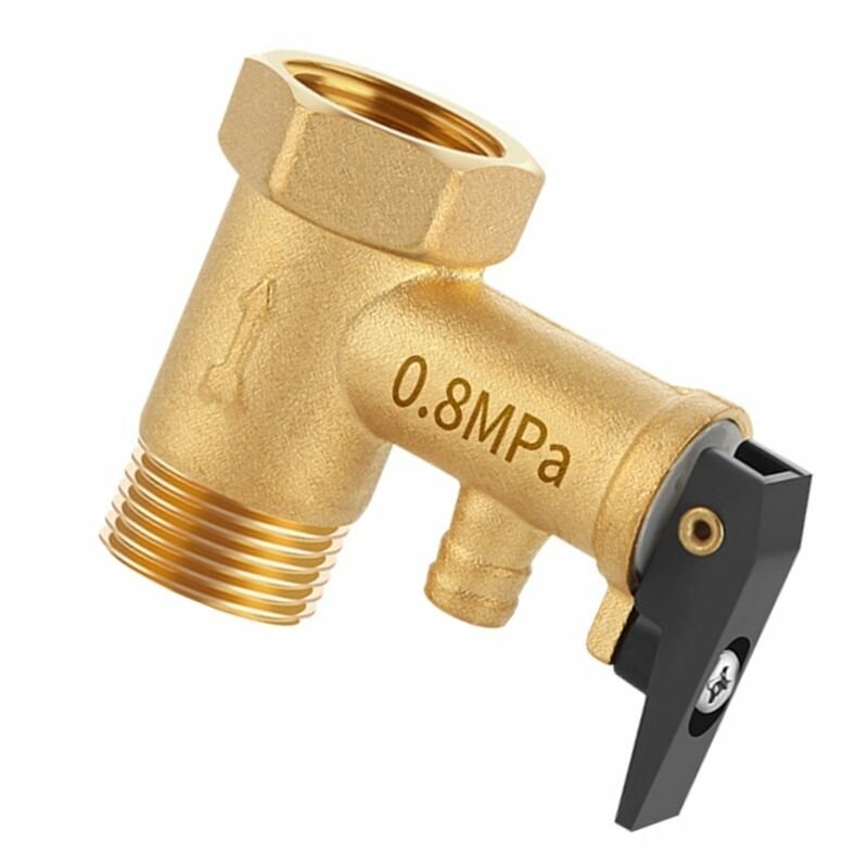 Медный предохранительный клапан для электрического водонагревателя - 0,8 Мпа