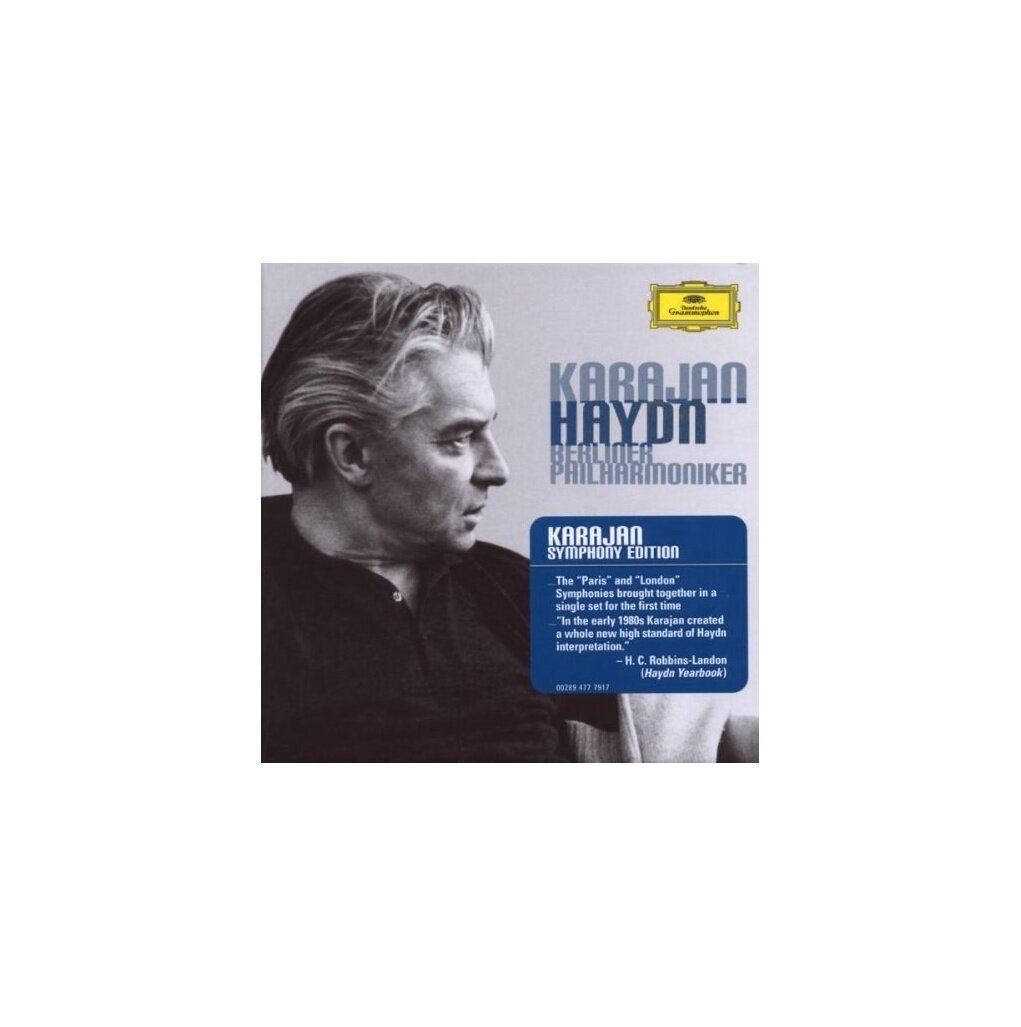 Диск HAYDN: 6 Pariser Symphonien / 12 Londoner Symphonien. Berliner Philharmoniker. Herbert von Karajan (7 CD)