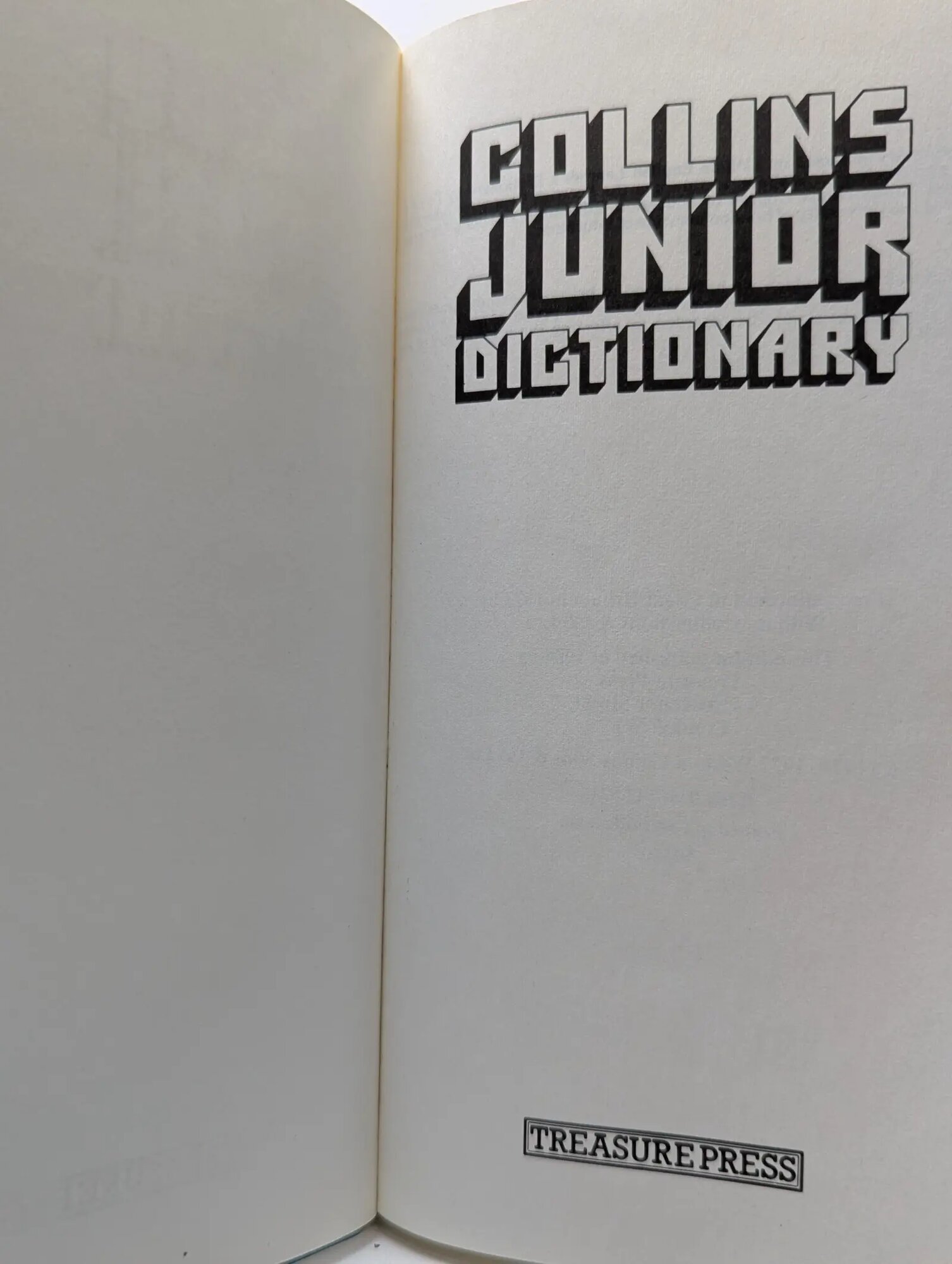 Collins Junior Dictionary Сборник 1984 — фото 1
