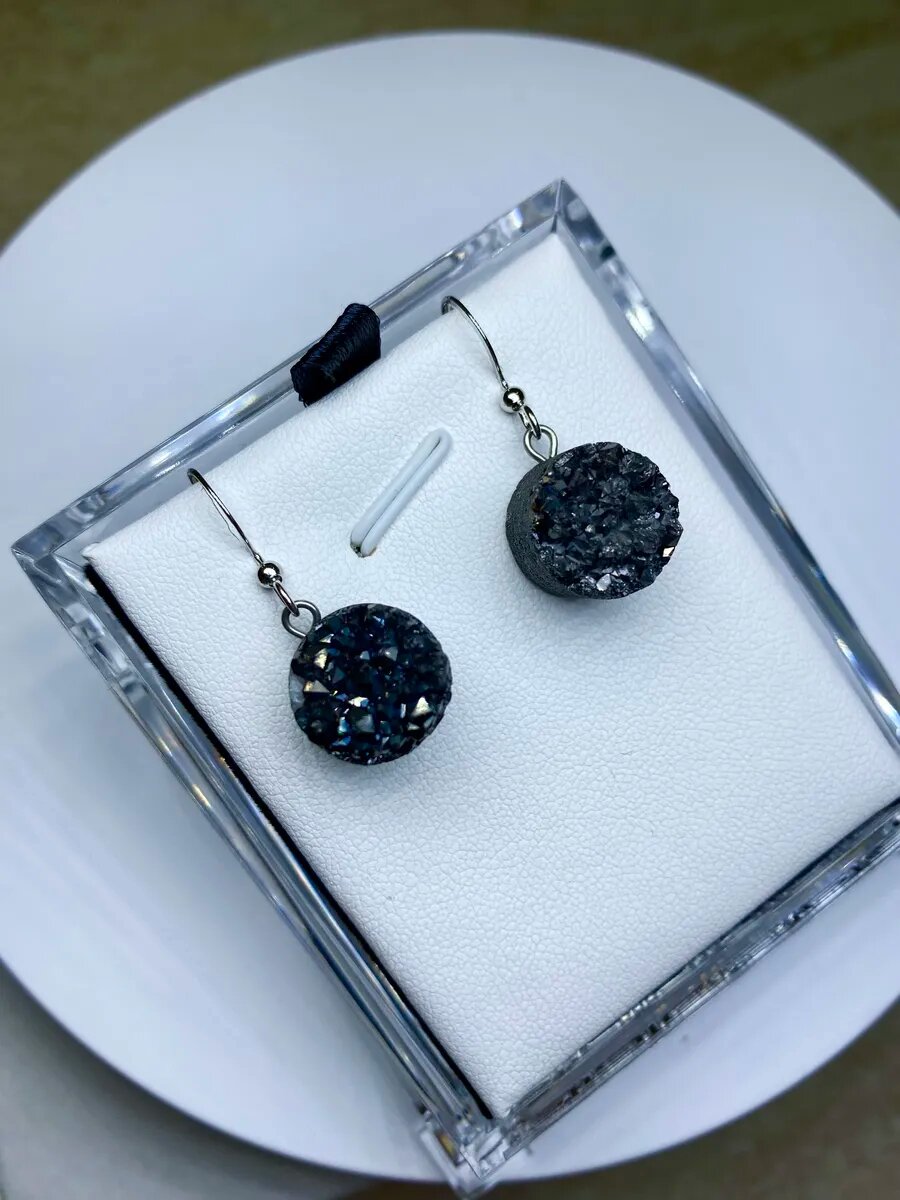 Серьги, кварц