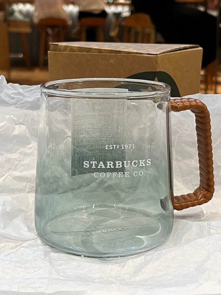 Чашка Starbucks Coffee Co. 480 мл, 2 шт, боросиликатное стекло, зеркальный — фото 1