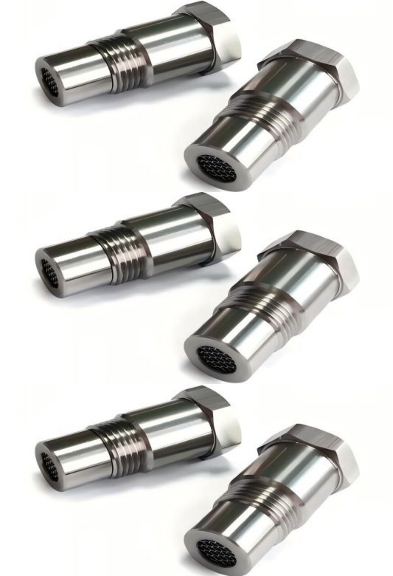 6 ПКС Адаптер для Датчика кислорода O2 Автомобильный запчасть М18*1.5 Размер шестигранник 23 мм длина 50 мм Материал SS304 нержавеющая сталь Автомобильные аксессуары