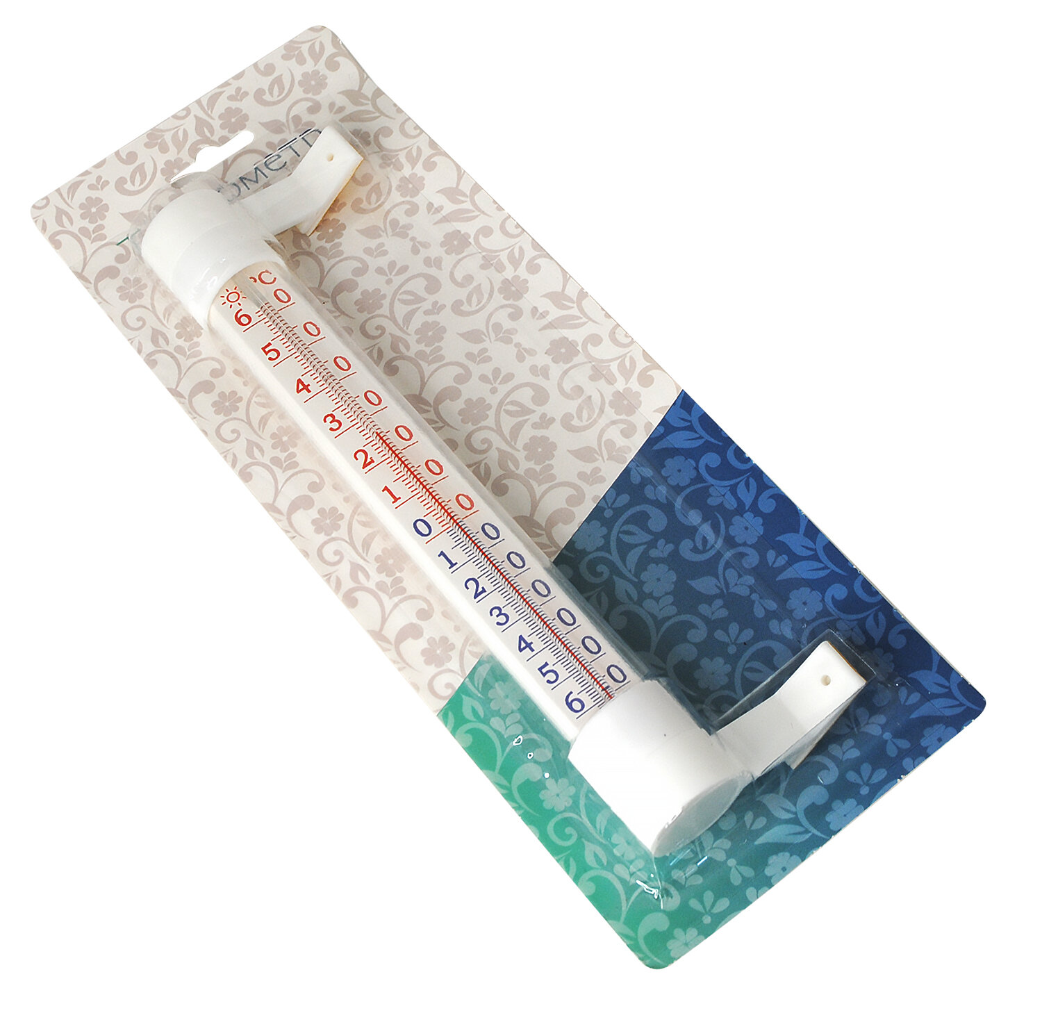 Термометр уличный оконный Престиж шкала от +60°С до -60°С пластиковый