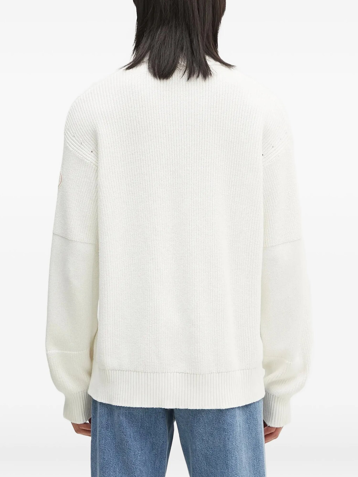 Свитер NAPAPIJRI Logo crew-neck sweater, размер 50, , white — фото 1