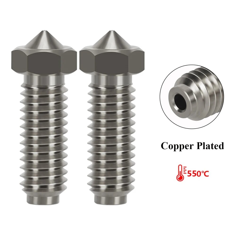 Hotend медный 0.4mm, 2шт для Anycubic Kobra 2