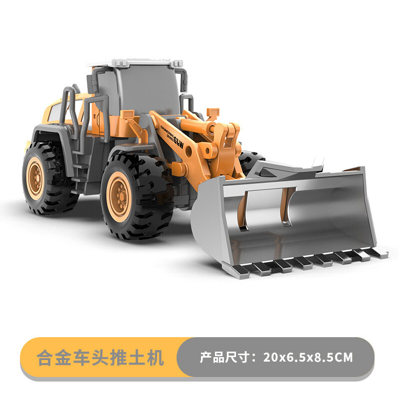Детский игрушечный экскаватор из сплава, набор строительной техники для мальчиков, большая модель экскаватора-модели.