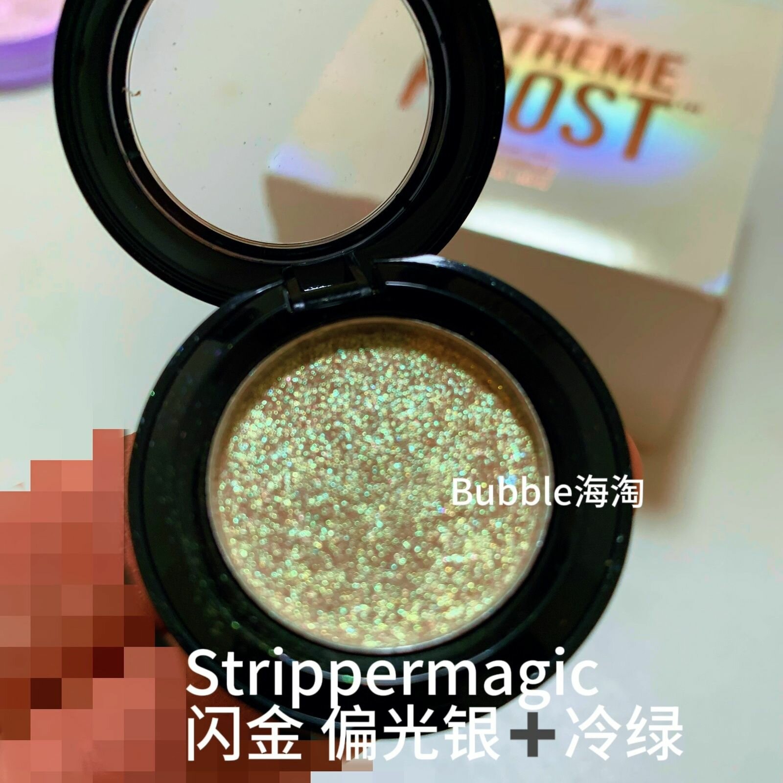 Ограниченная серия Jeffrey Star Flash J Sister, хайлайтер, меняющий цвет, алмазный J Sister, тени для век, фиолетовая основа, синий глиттер