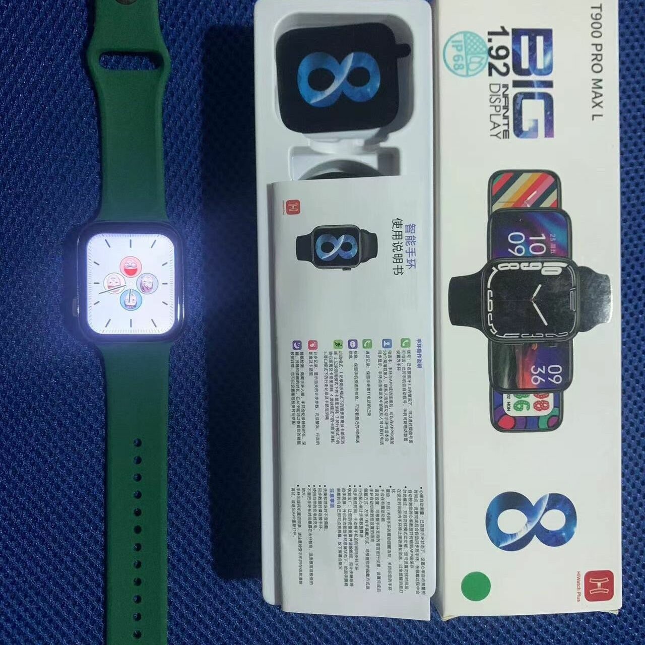 Умные часы T900promax, Bluetooth-часы, браслет, игровые, радужные, модные для мужчин, стильные для старшей школы