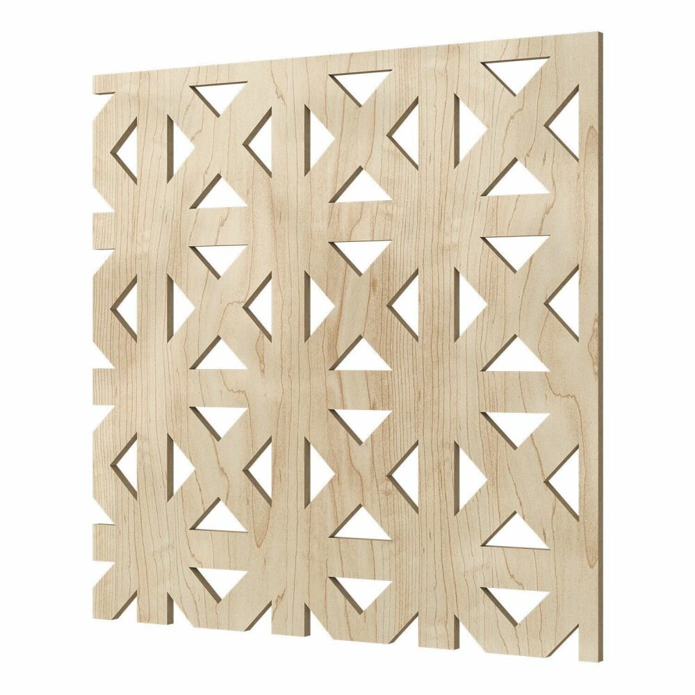 Перфорированная Панель Cosca Эленико ХДФ Клён Ш600хВ1200 мм / Коска.