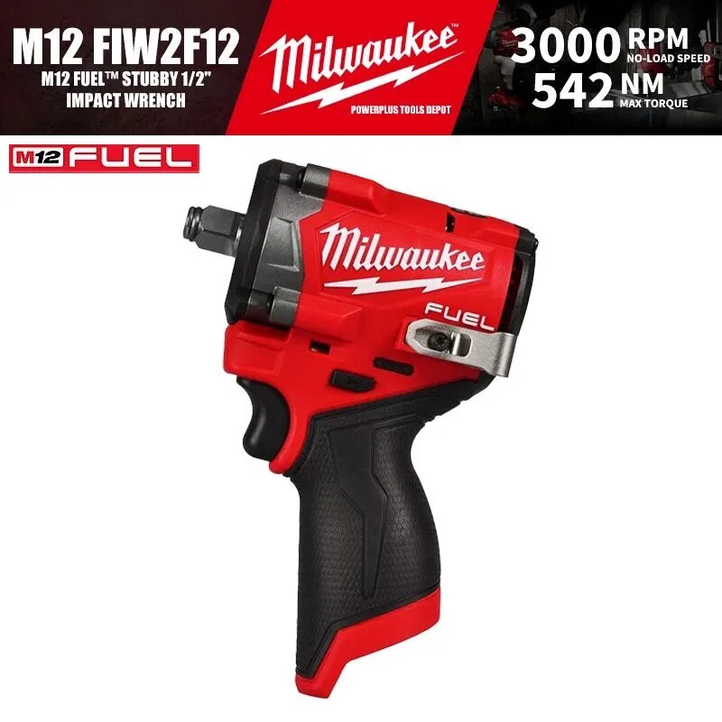 Milwaukee M12 FIW2F12/2563 M12 FUEL Stubby 1/2" Ударный гайковерт