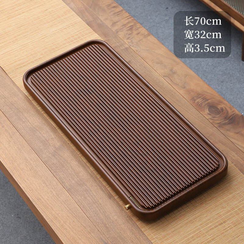 2025 Оптовая чайная столик Высококачественный чайный столик для домашнего использования Прямой ряд Чайный столик Маленький поднос Изысканный чайный столик для заваривания сухого чая Одна штука Дропшиппинг